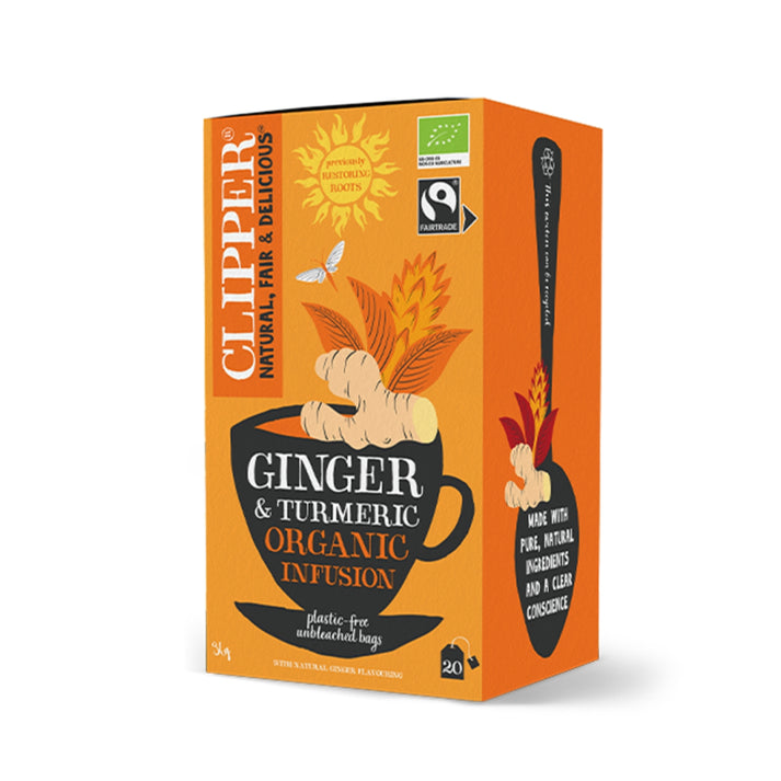 Clipper Tea - Ginger & Turmeric Organic Infusion – Anthap